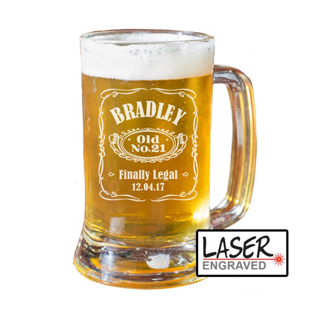 Old Beer Glasses With Logos