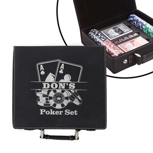 Personalized Poker Set Personalized Poker Case Poker Chips - Etsy