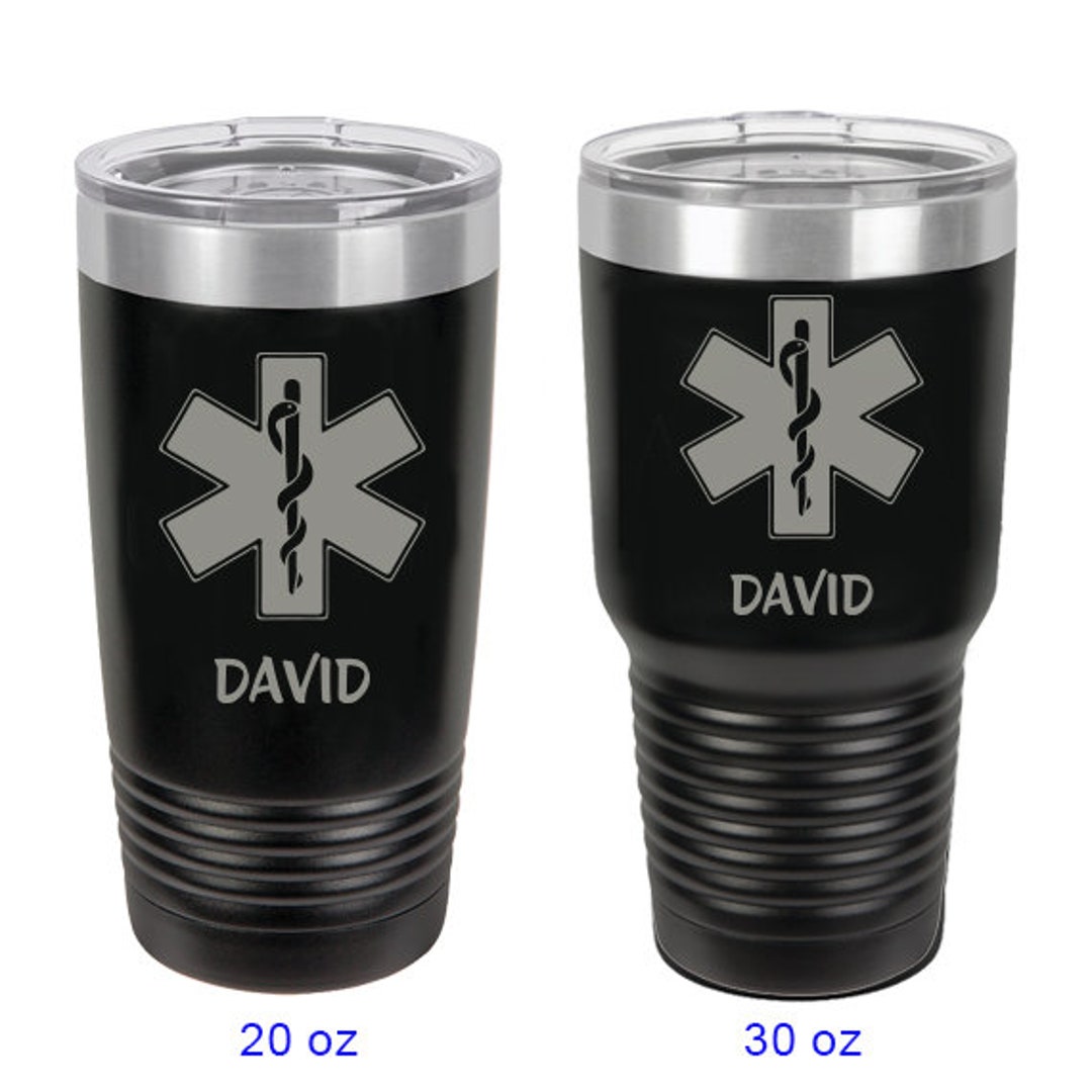 EMT Tumbler, Engraved Coffee Tumblers, Travel Mug, Water Bottle, EMT ...