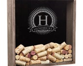 Personalized Wine Cork Shadow Box Wine Cork Holder Wine Cork - Etsy