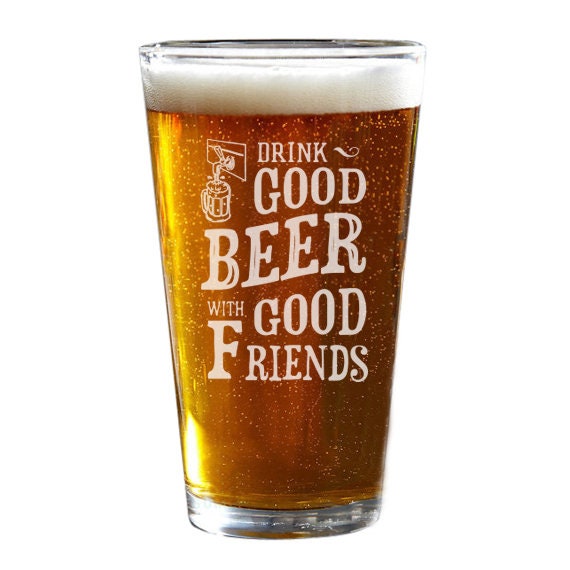 Custom Pint Glass, Personalized Beer Glass, Husband Gift, Boyfriend ...