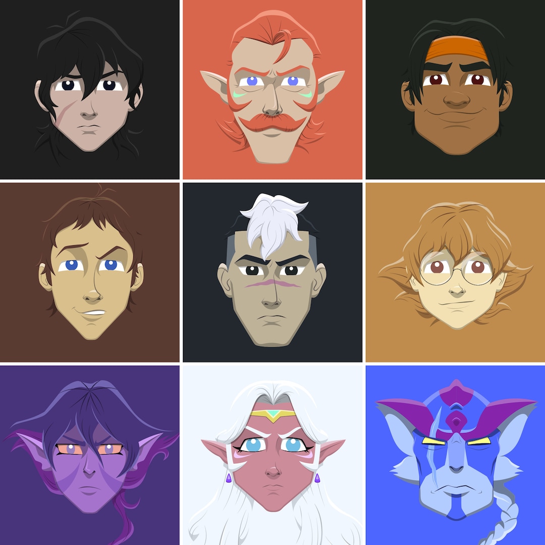 Voltron: Legendary Defender - Heroes - Etsy