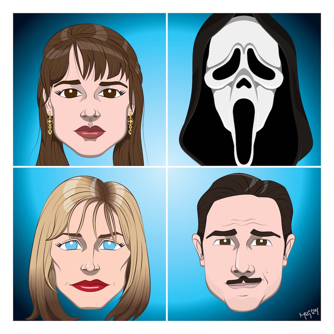 Scream - 1996, Horror Movies, 90s Horror | Pop Culture Art Print | All ...