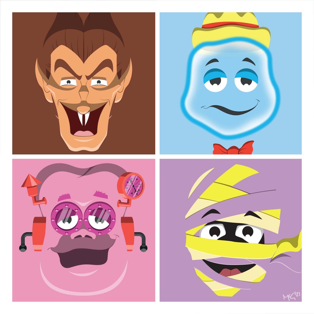 Monster Cereals, Cereal Mascots | Pop Culture Art Print | All ...