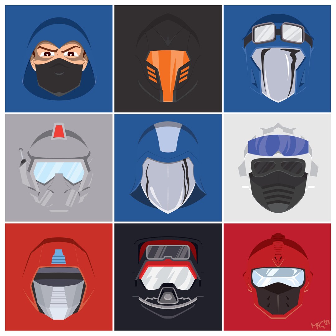 Cobra, G.I. Joe, Cobra Soldiers, 80s Cartoons | Pop Culture Art Print ...