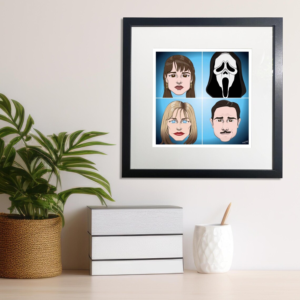 Scream - 1996, Horror Movies, 90s Horror | Pop Culture Art Print | All ...