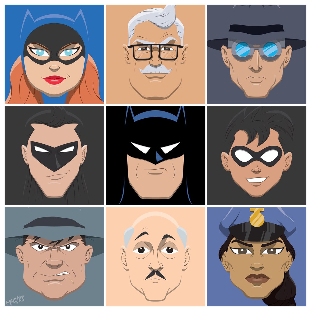 Batman: the Animated Series, BTAS, Batman | Pop Culture Art Print | All ...