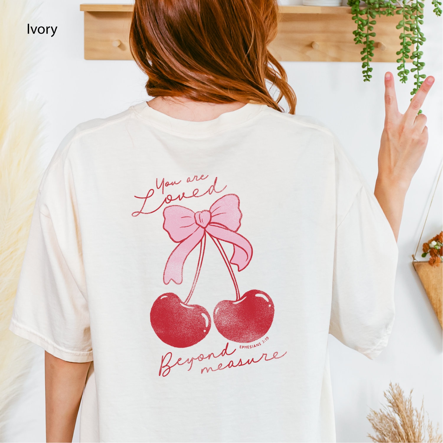 You Are Loved Beyond Measure Jesus Apparel Streetwear Coquette Pink ...