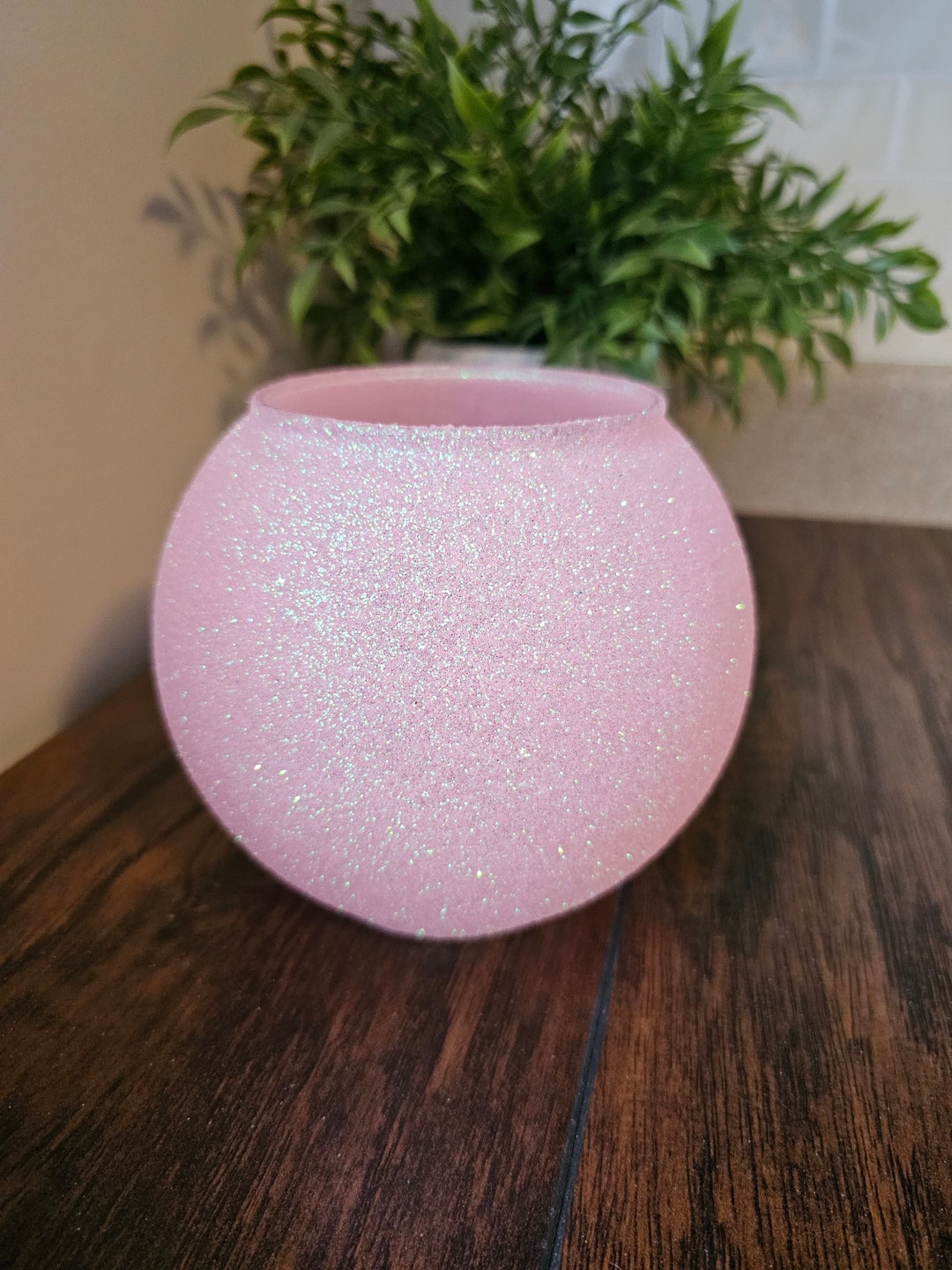 Light Pink Glitter Bubble Vases, Set of 5, Party Centerpieces - Etsy
