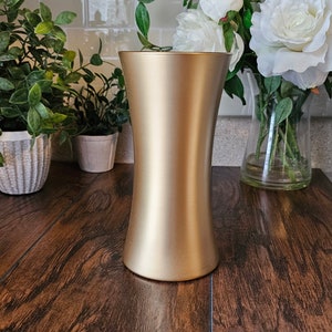 Set of 4 Metallic Gold Vases, Wedding Vases, Birthday Party, Bridal ...