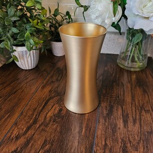 Set of 4 Metallic Gold Vases, Wedding Vases, Birthday Party, Bridal ...