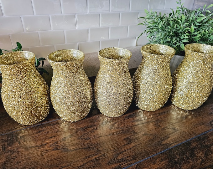 Glass Vase With Rhinestones, Customizeable - Etsy