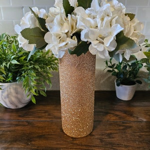 Gold Glitter Vases, Set of 5, Party, Wedding Centerpieces - Etsy