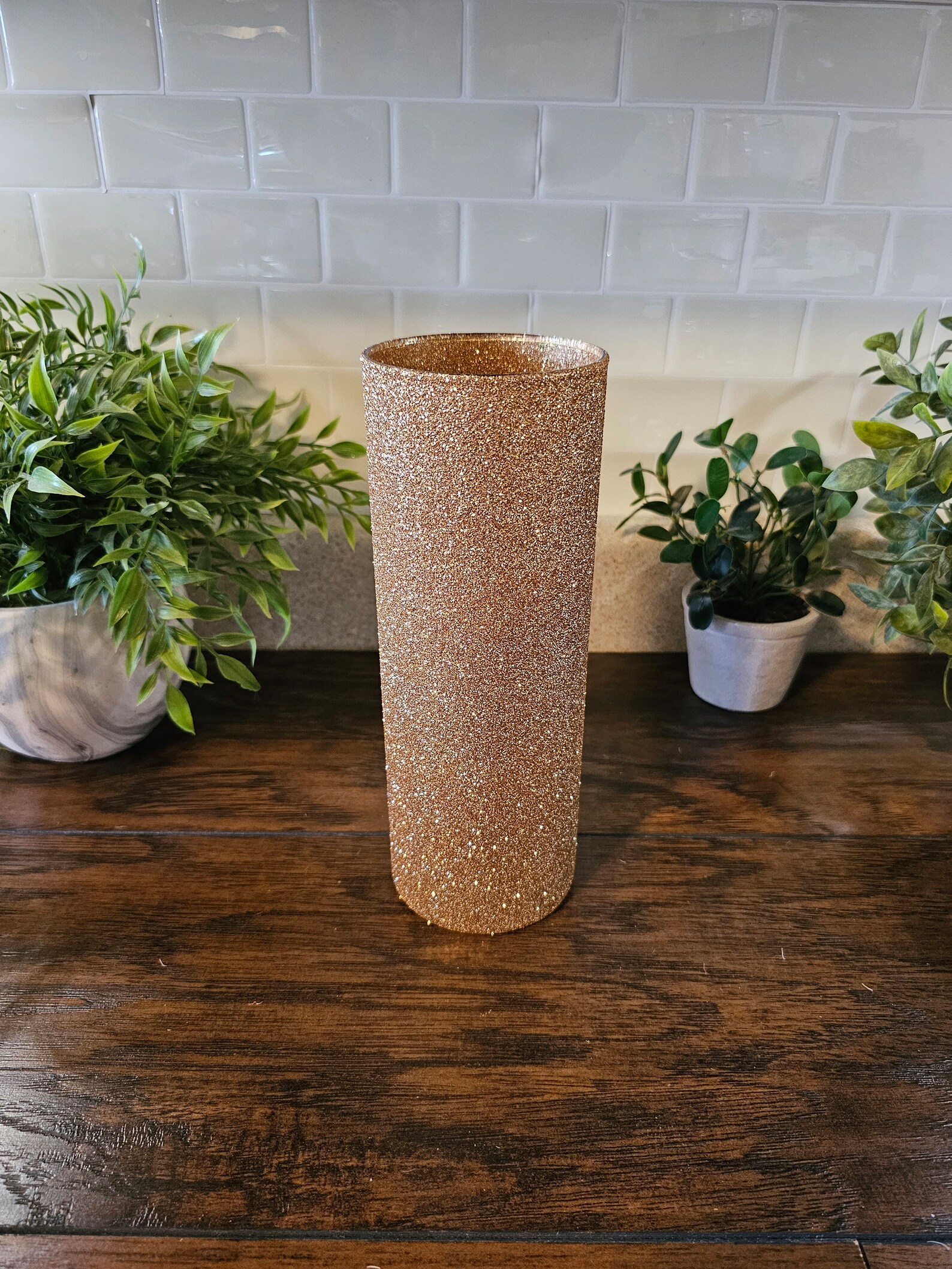 Set of 5 Sparkly Gold Glitter Vases Weddings Birthdays - Etsy