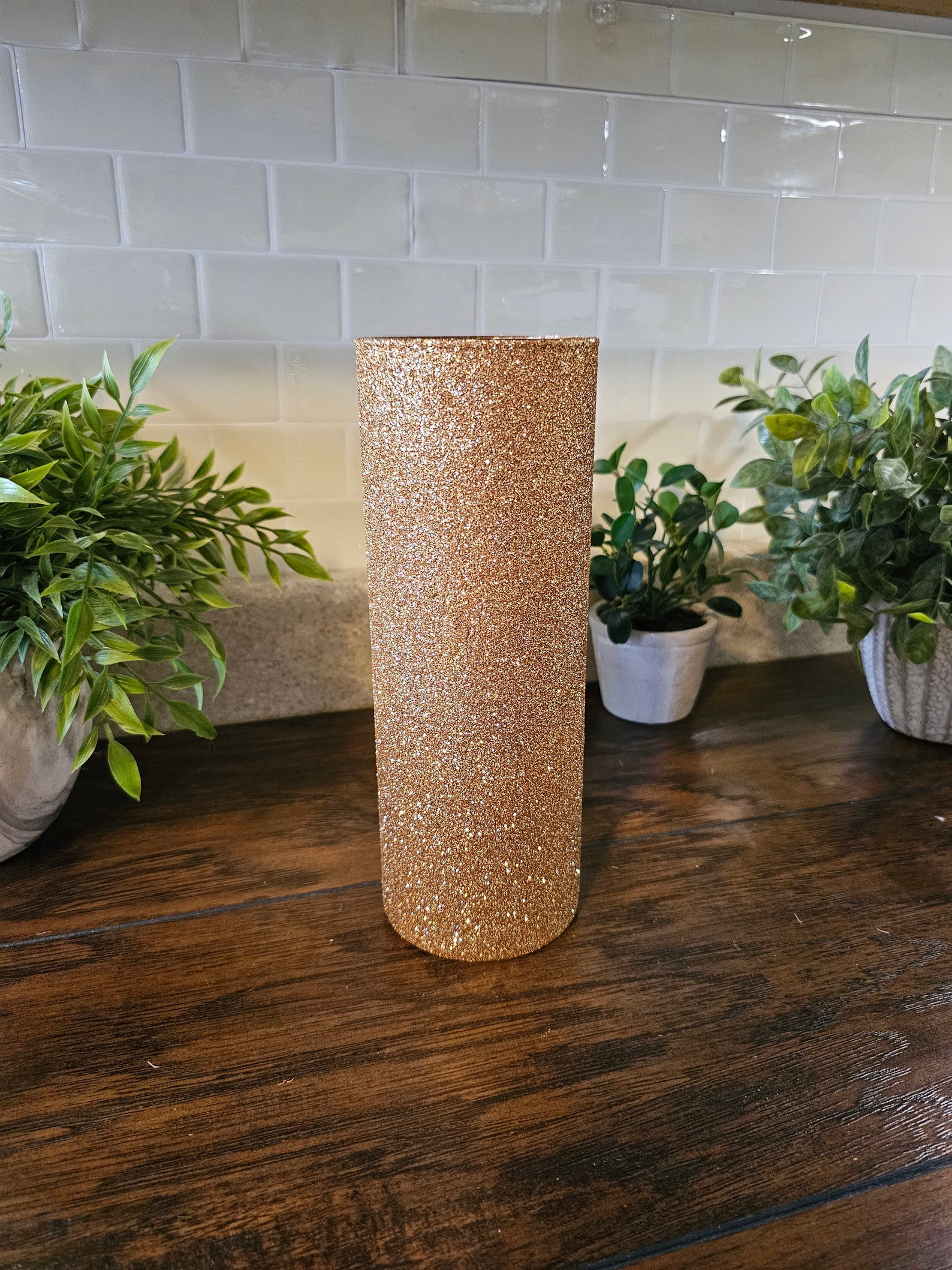 Set of 5 Sparkly Gold Glitter Vases Weddings Birthdays - Etsy