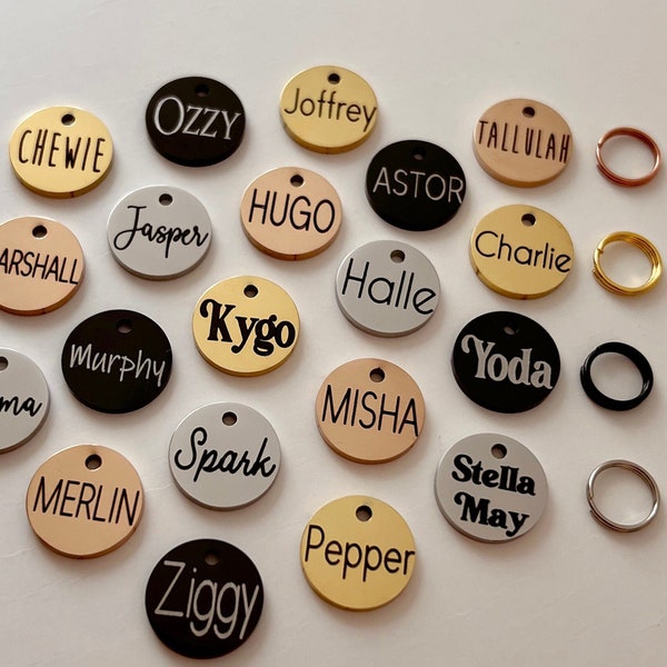 Small Dog Tag - Etsy