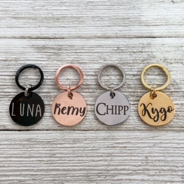 Small Dog Tag - Etsy