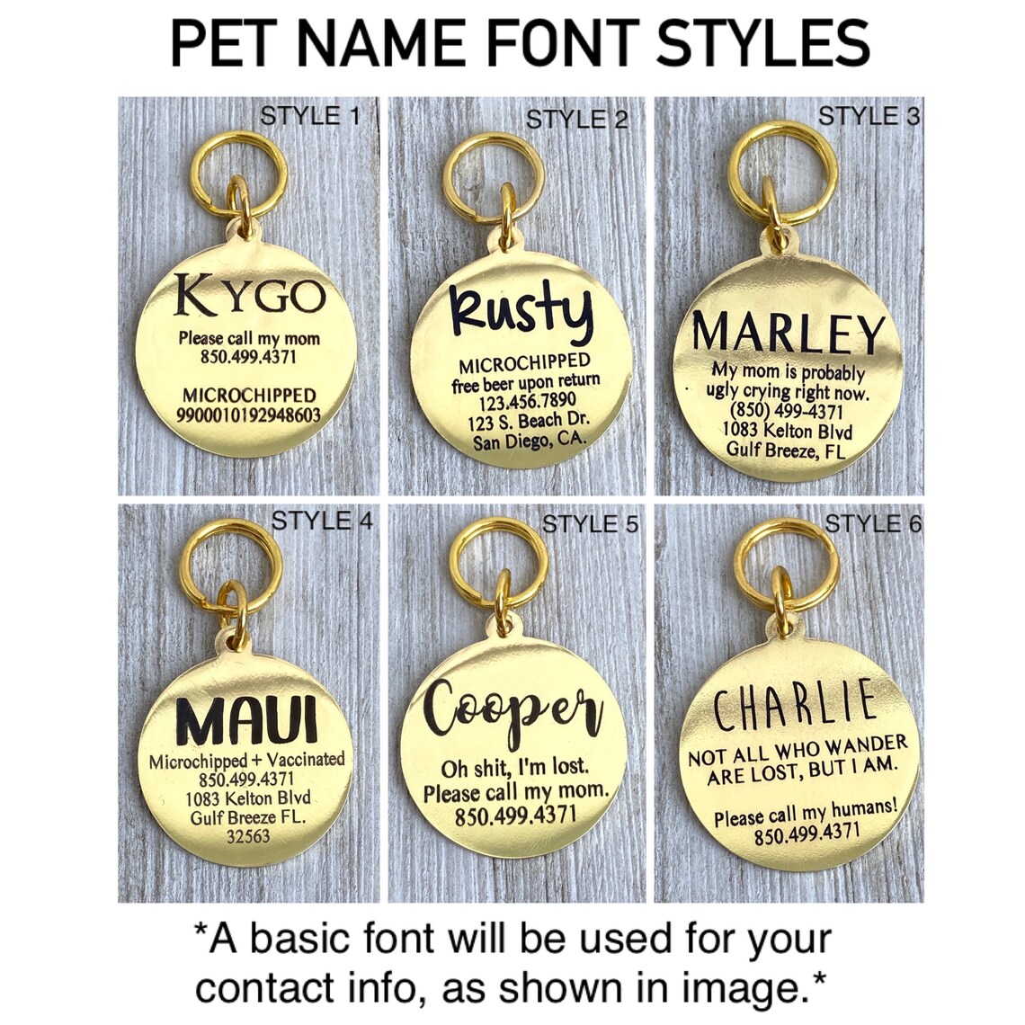 Dog Tag Pet ID Tag Personalized Dog Tag Dog ID Tag Custom - Etsy