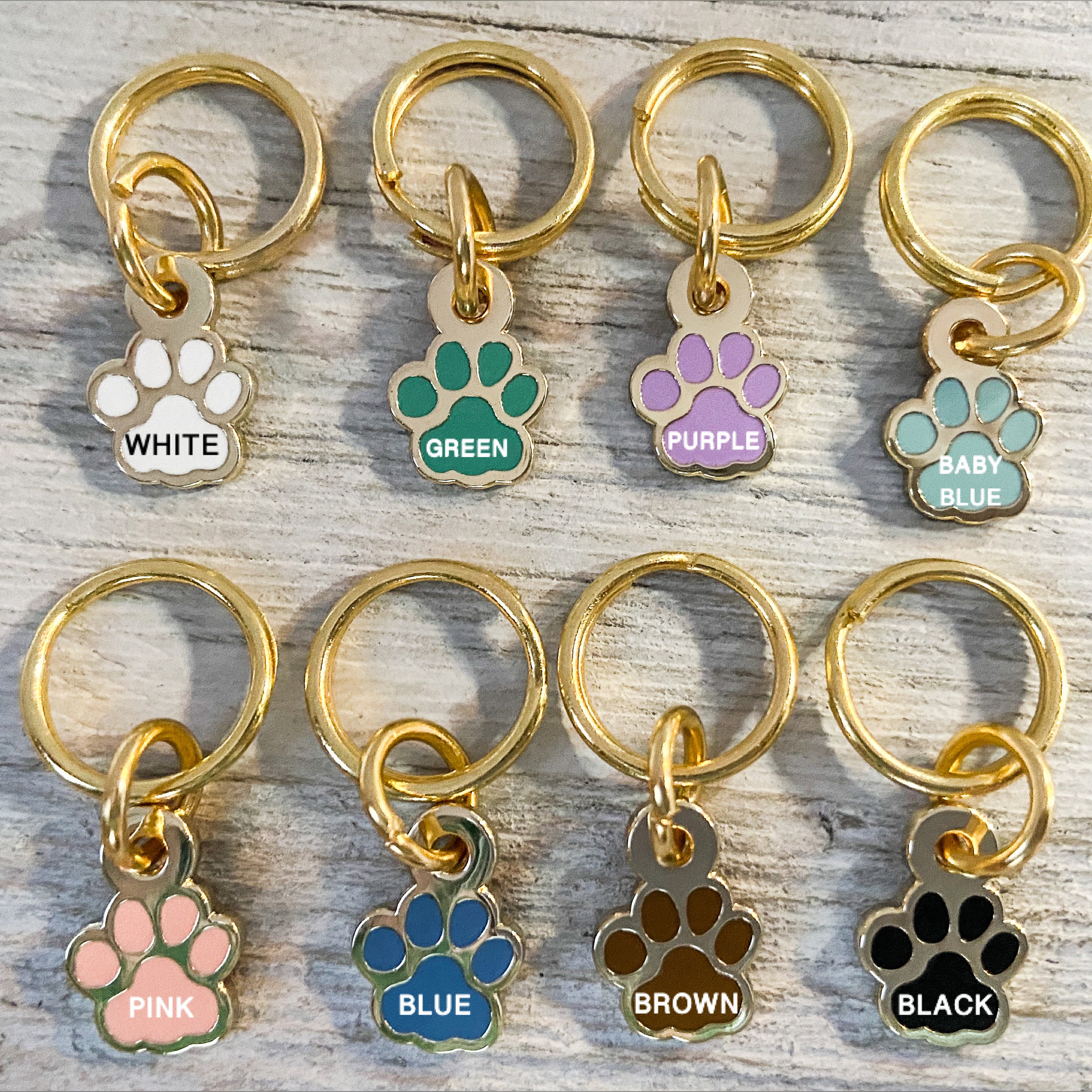 Microchip Number Dog Tag Microchipped Add On Dog Collar Pet | Etsy