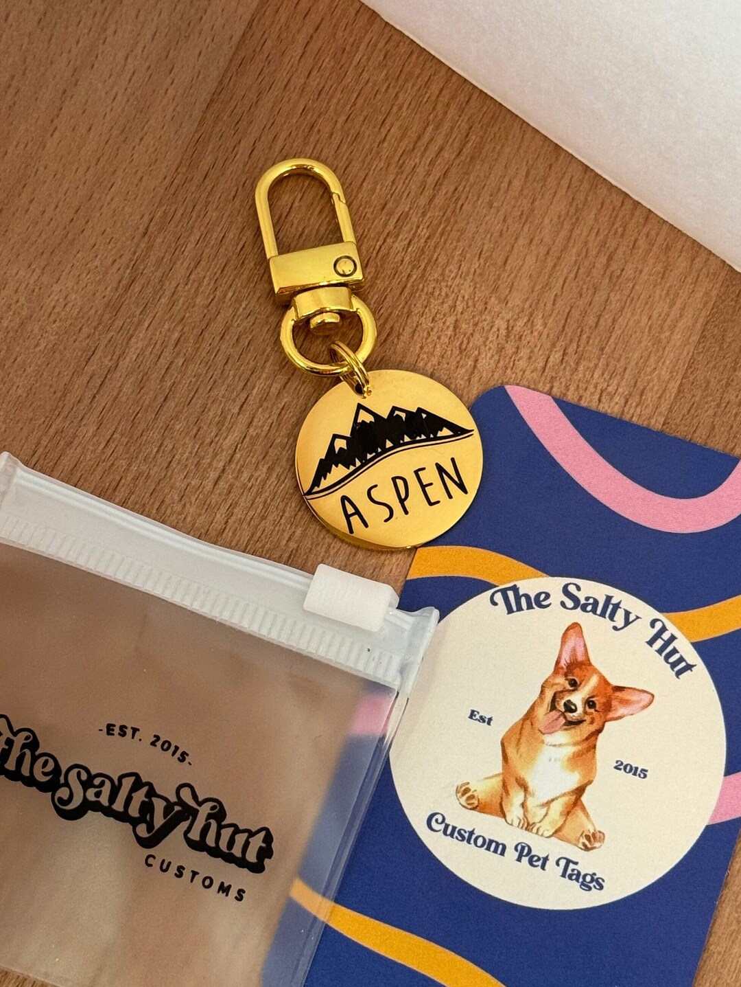 Mountain Name Dog Tag, Custom Dog Tag, Pet Tag, Dog ID Tag, Pet Name ...