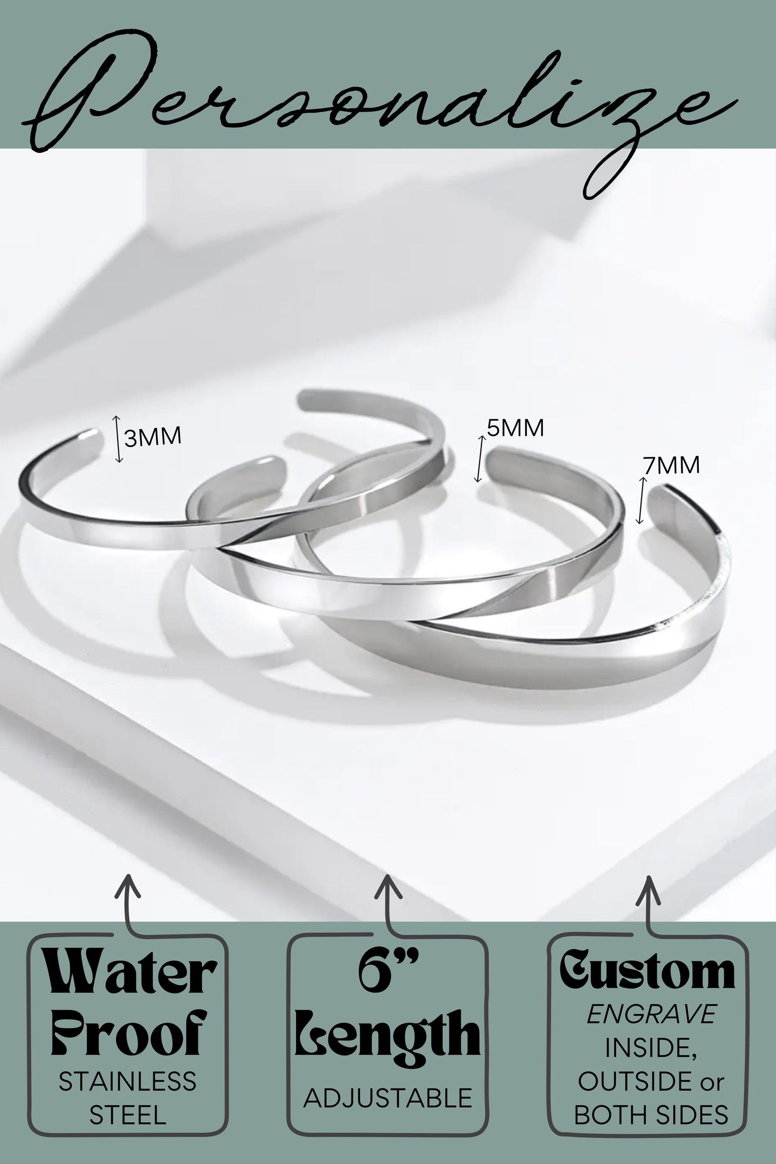 I Am the Storm Bracelet, Inspirational Gift for Her, Push Gift ...