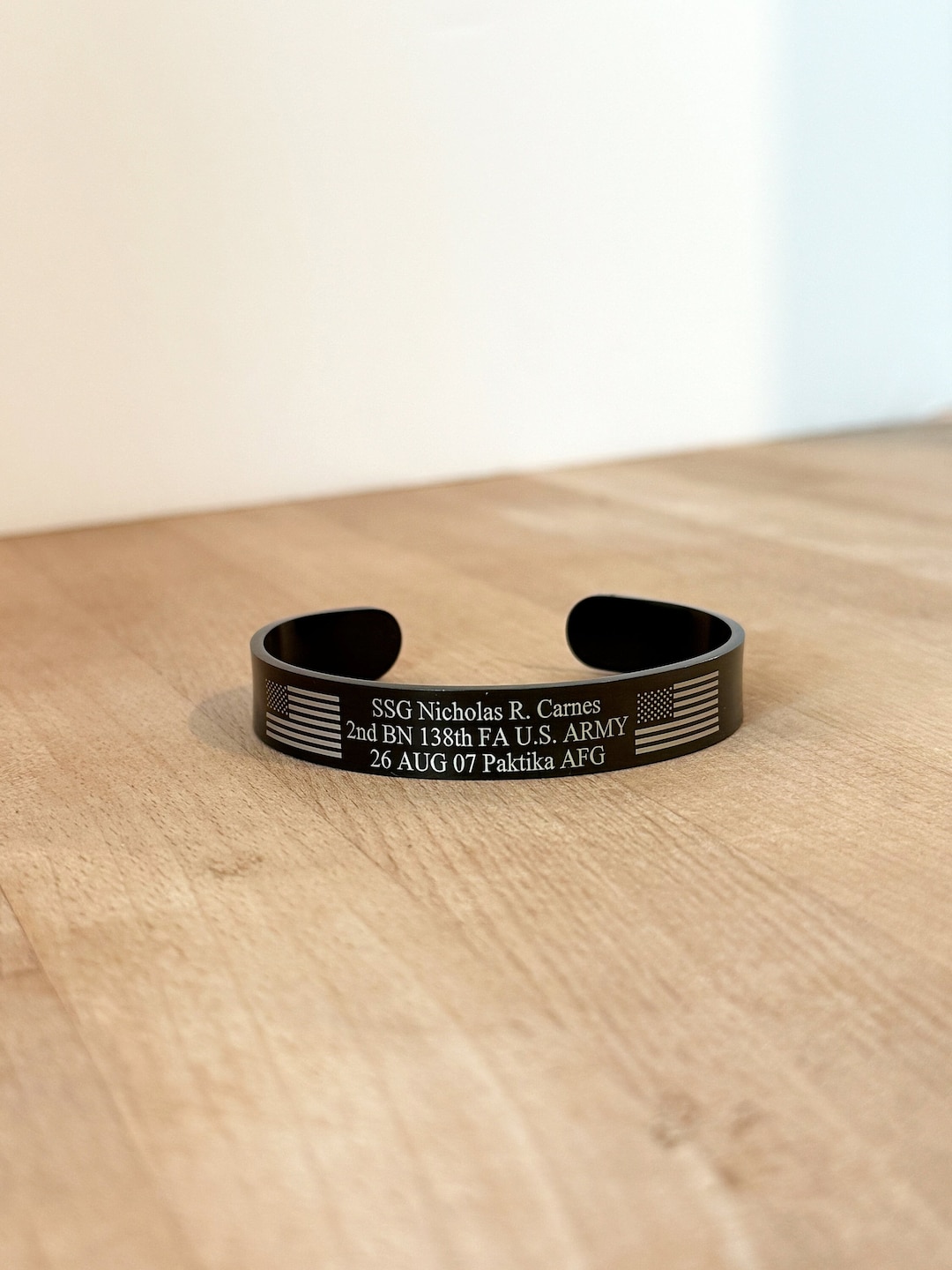Military Memorabilia Bracelet, Military Memorial Bracelet, Men’s Memory ...
