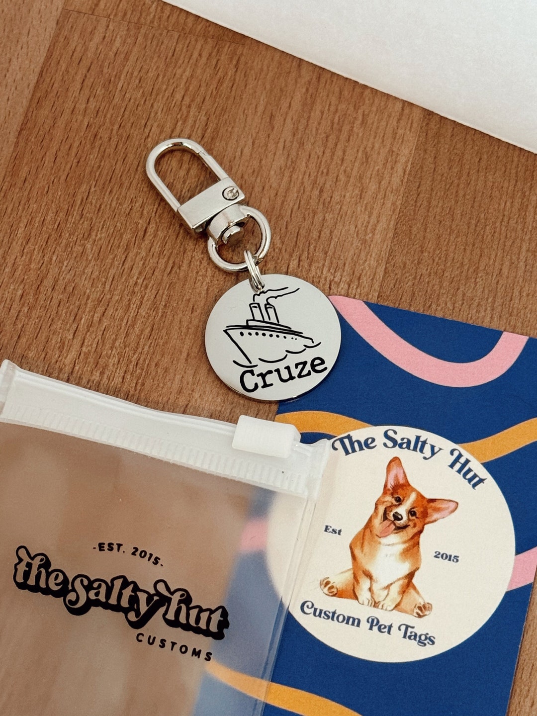 Custom Dog Tag for Boat Captain, Cruise Boat Dog Tag, Personalized Name ...