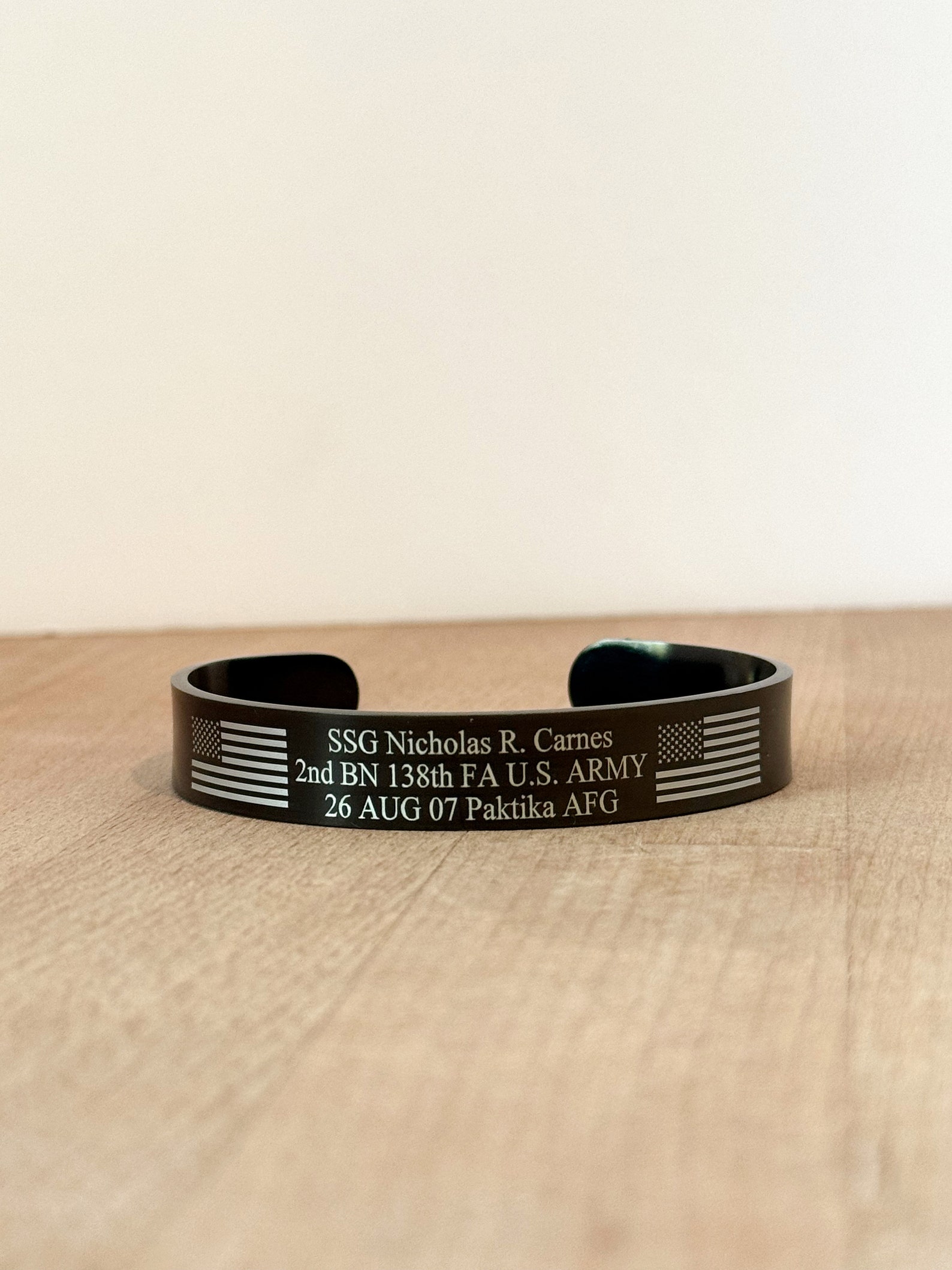Military Memorabilia Bracelet, Military Memorial Bracelet, Men’s Memory ...