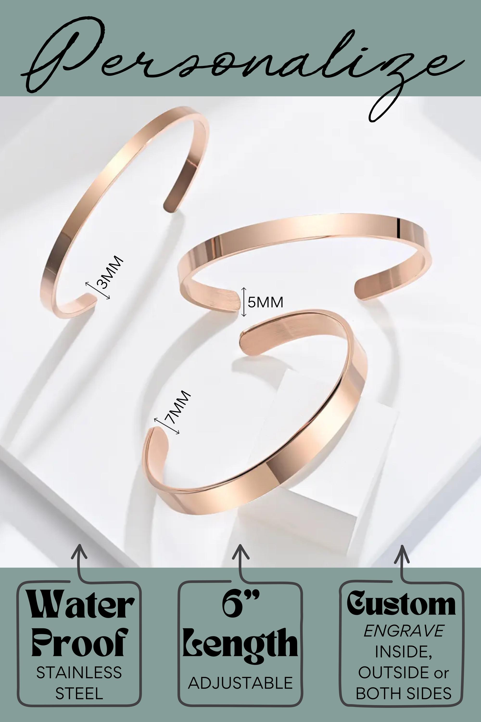 I Am the Storm Bracelet, Inspirational Gift for Her, Push Gift ...