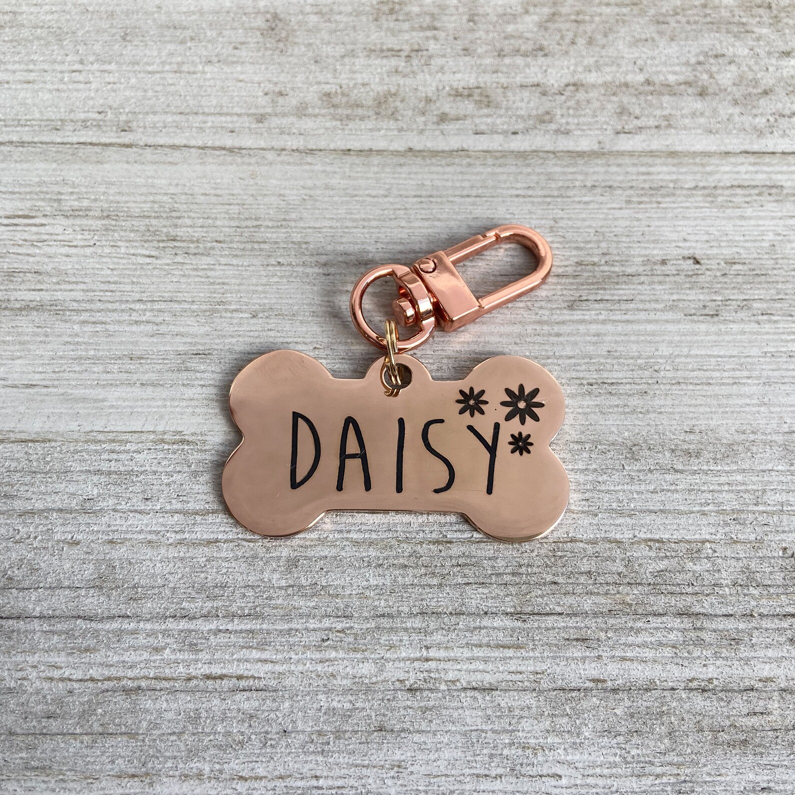 Custom Dog Tag in Gold Silver Rose Gold or Black Engraved - Etsy