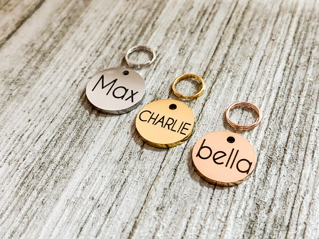 12mm Custom Tiny Tag Small Pet Tag Dog Tag Puppy Tag - Etsy