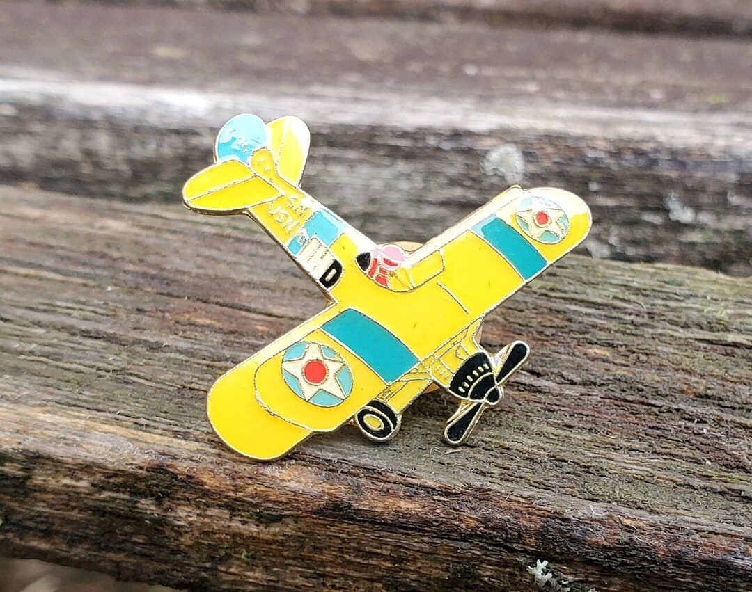Vintage Boeing P-12 Pin. Airplane Pin. Gift for Dad, Mom, Anniversary ...