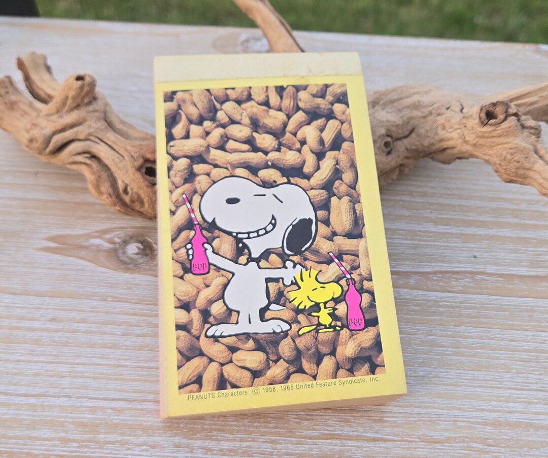 Vintage Snoopy Notebook. Peanuts Notebook. Funny Gift, Birthday Gift ...