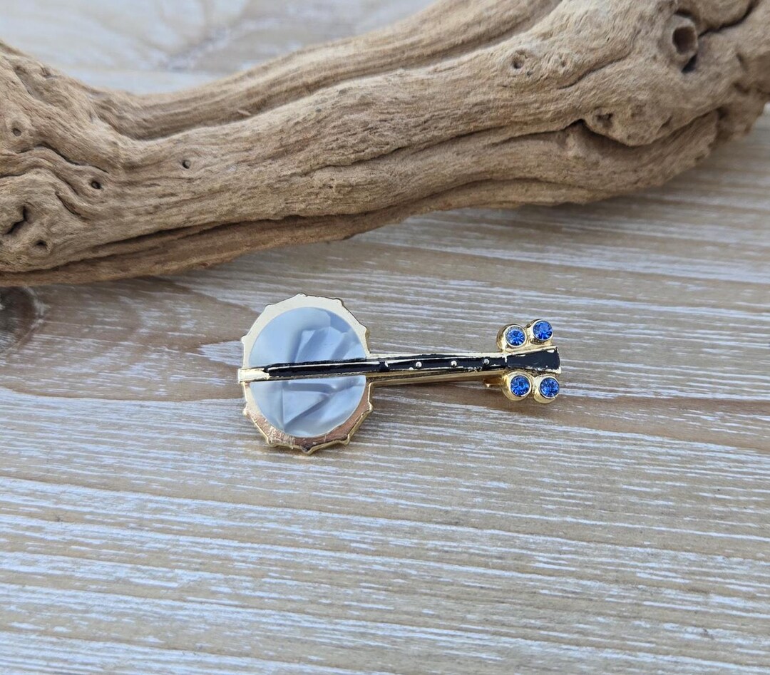 Vintage Banjo Pin. West Germany. Anniversary Gift Gift for Dad, Mom ...