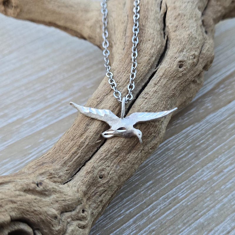 Seagull Necklace - Etsy