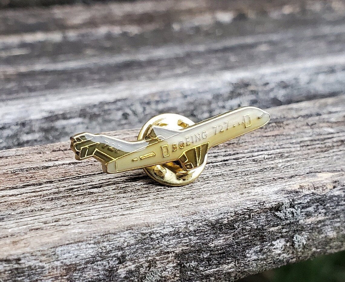 Vintage Boeing 727 Pin. Airplane Pin. Gift Dad Mom - Etsy