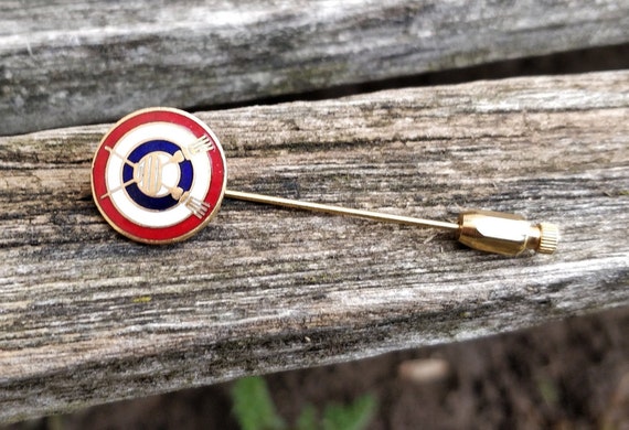 Vintage Target Pin. Anniversary, Mom, Birthday, Strai… - Gem