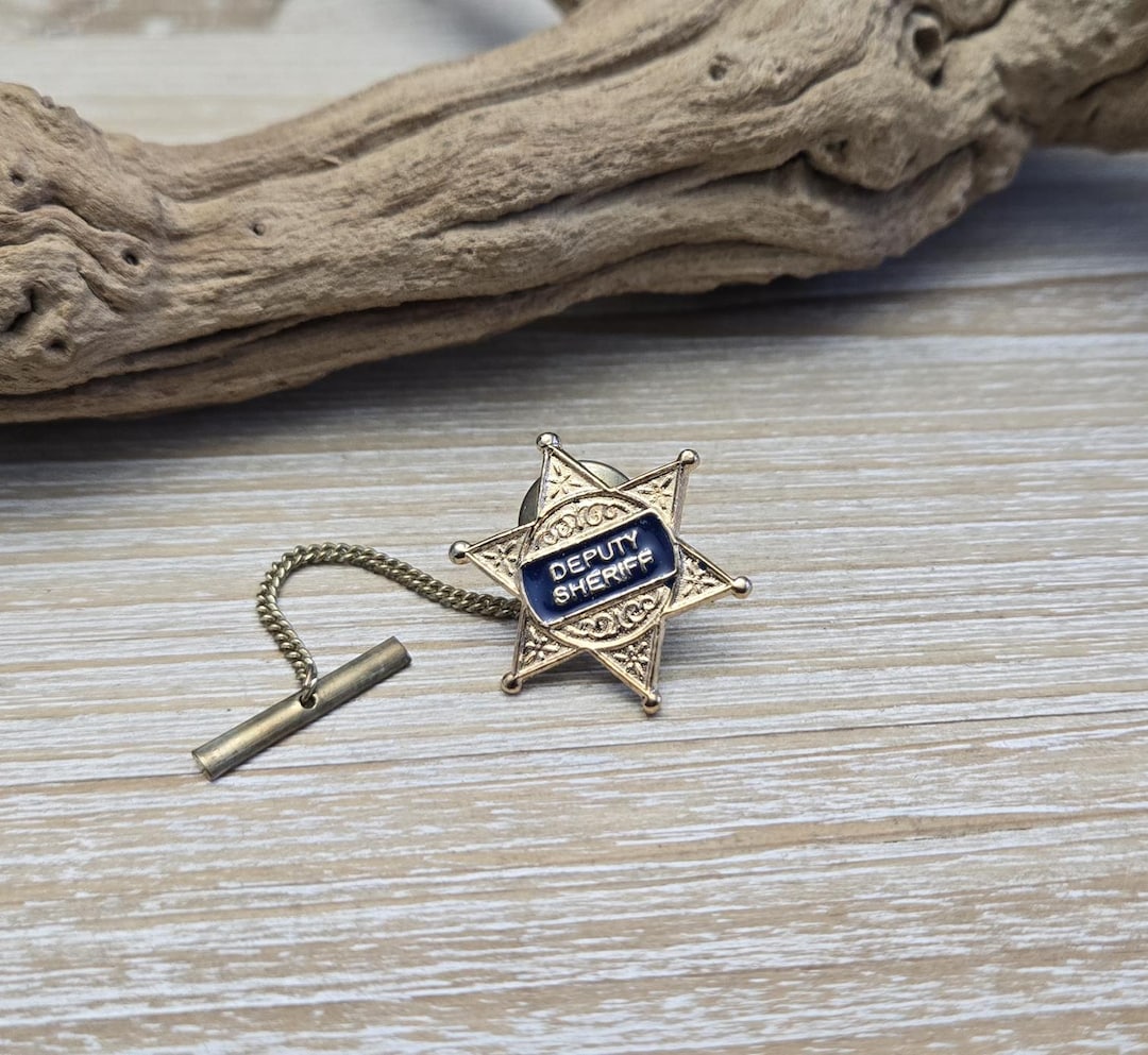 Vintage Deputy Sheriff Pin. Police Pin. Gift for Dad, Mom, Collectable ...