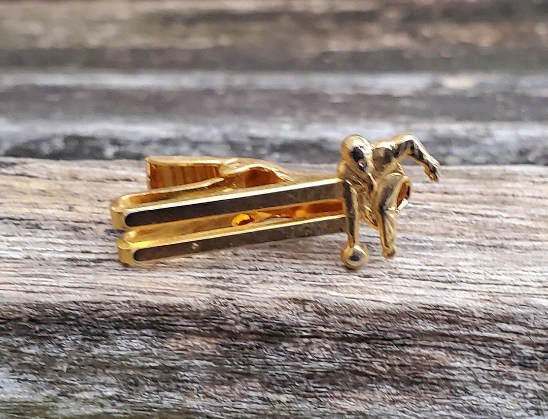 Vintage Bowling Tie Clip. Gift for Men, Dad, Bowler, Groom, Groomsmen ...