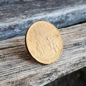 Vintage Apollo Coin Pin. NASA Pin. Collectable Americana. Space Pin - Etsy