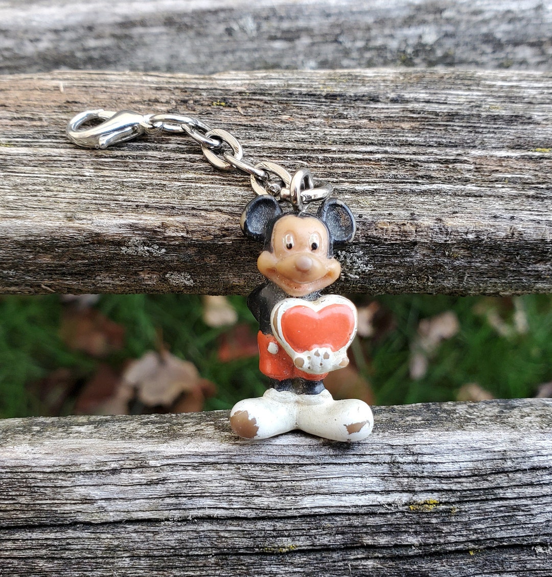 Vintage Mickey Mouse Keychain. Gift for Mom, Girls, Kids, Anniversary ...