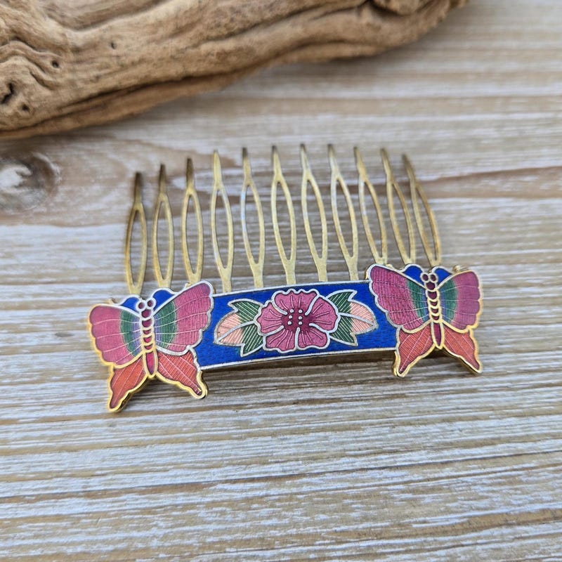 Butterfly Hair Comb - Etsy