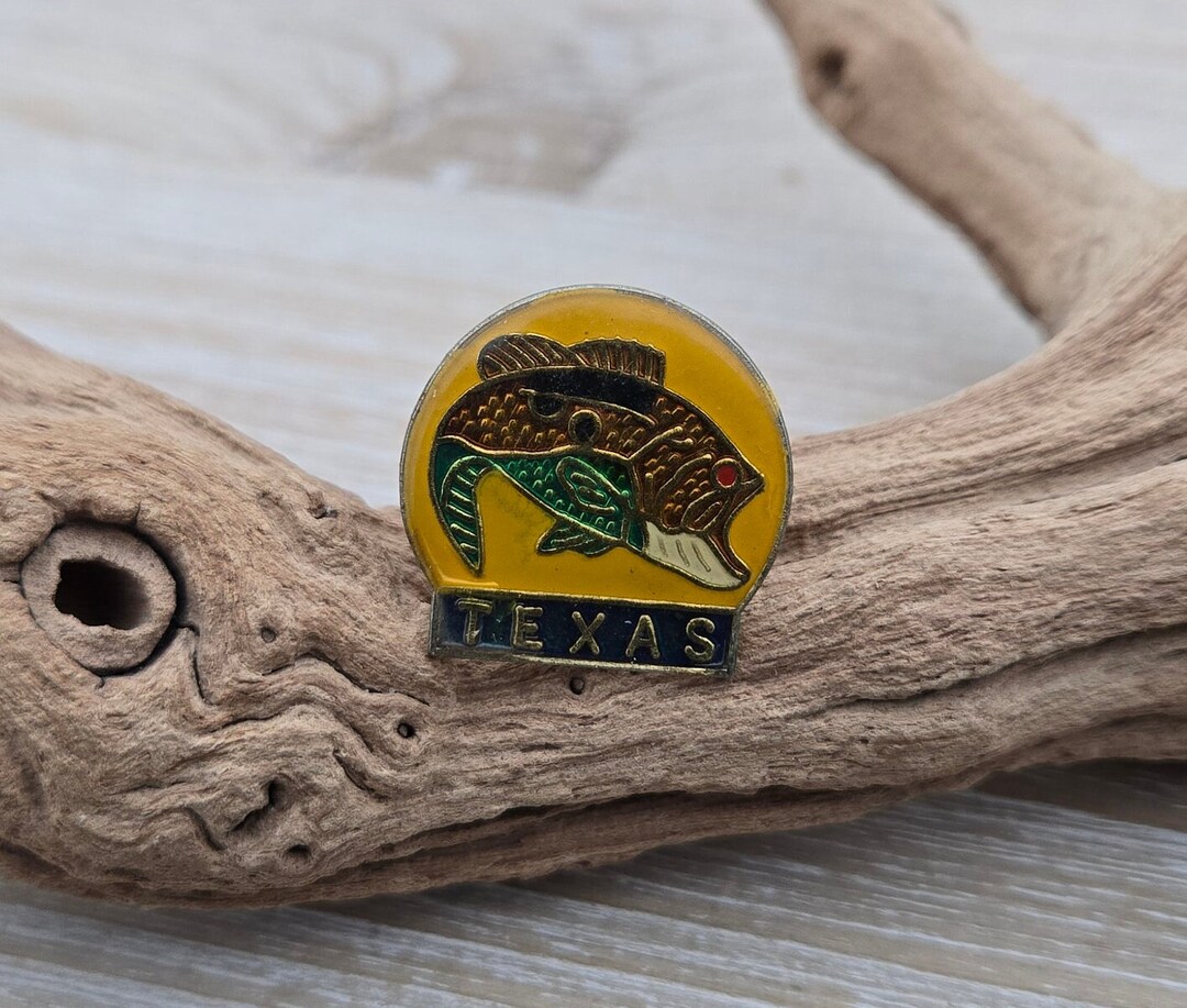 Vintage Texas Fish Pin. Texas Pin. Gift for Dad, Mom, Birthday ...