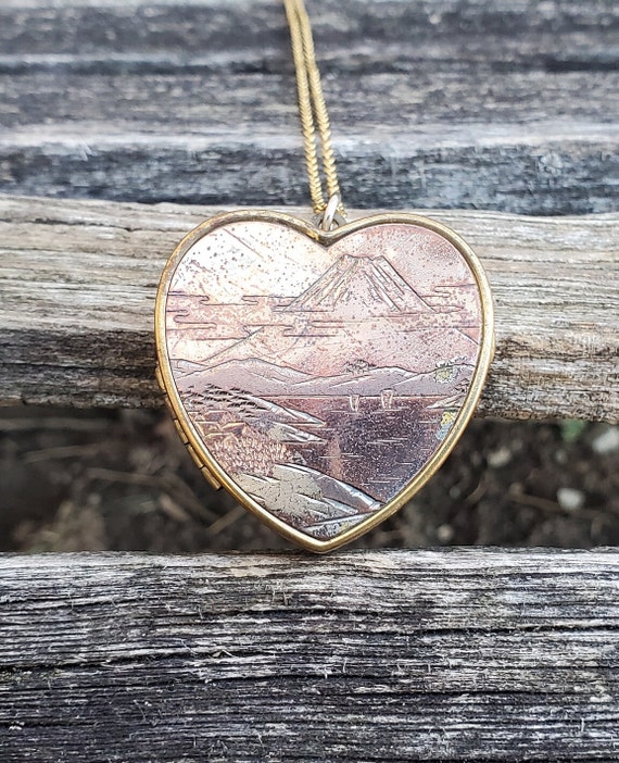 Vintage Heart Locket Photography