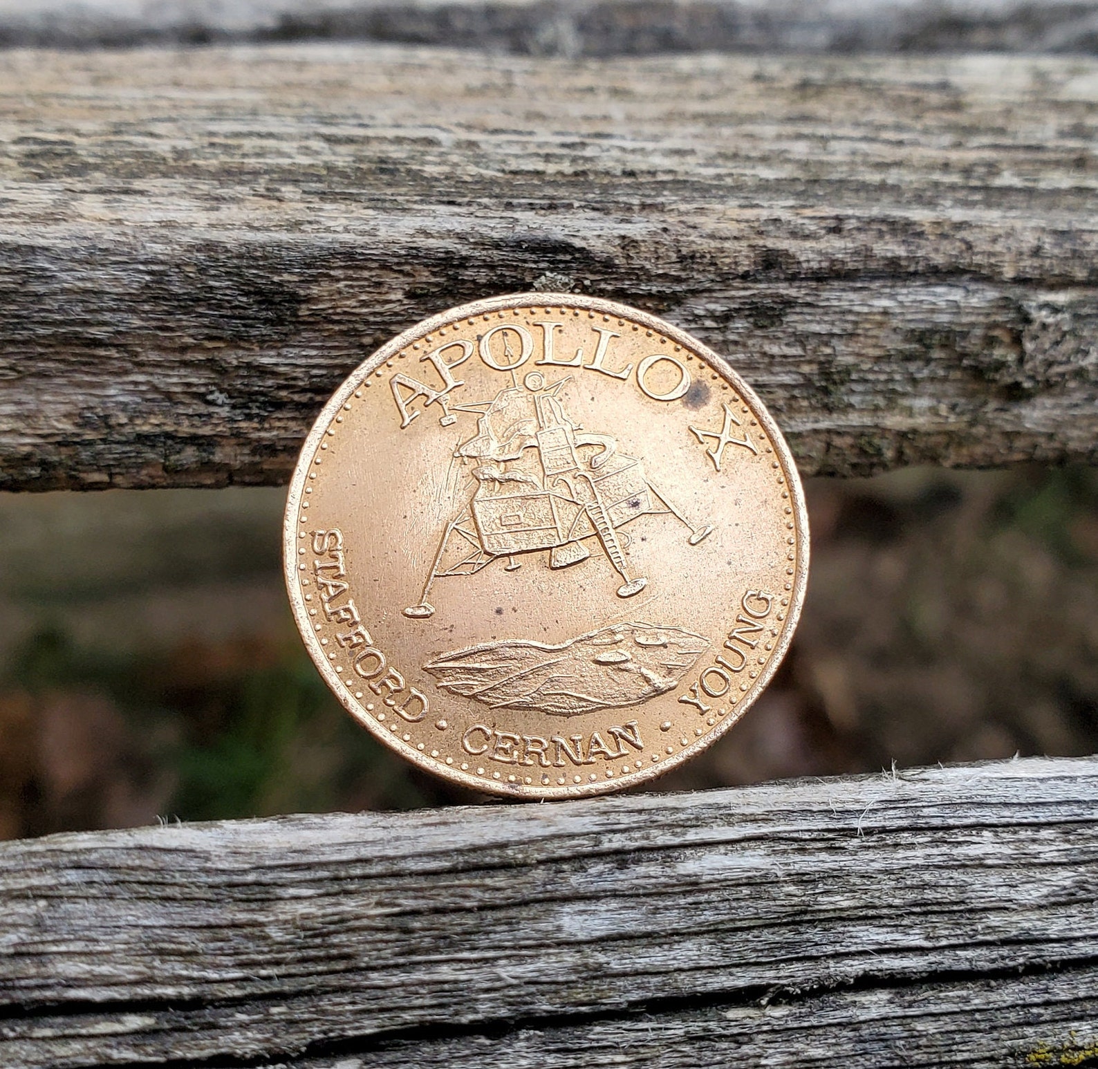 Vintage Apollo X Coin. Moon Test Coin. Collectable Americana. - Etsy