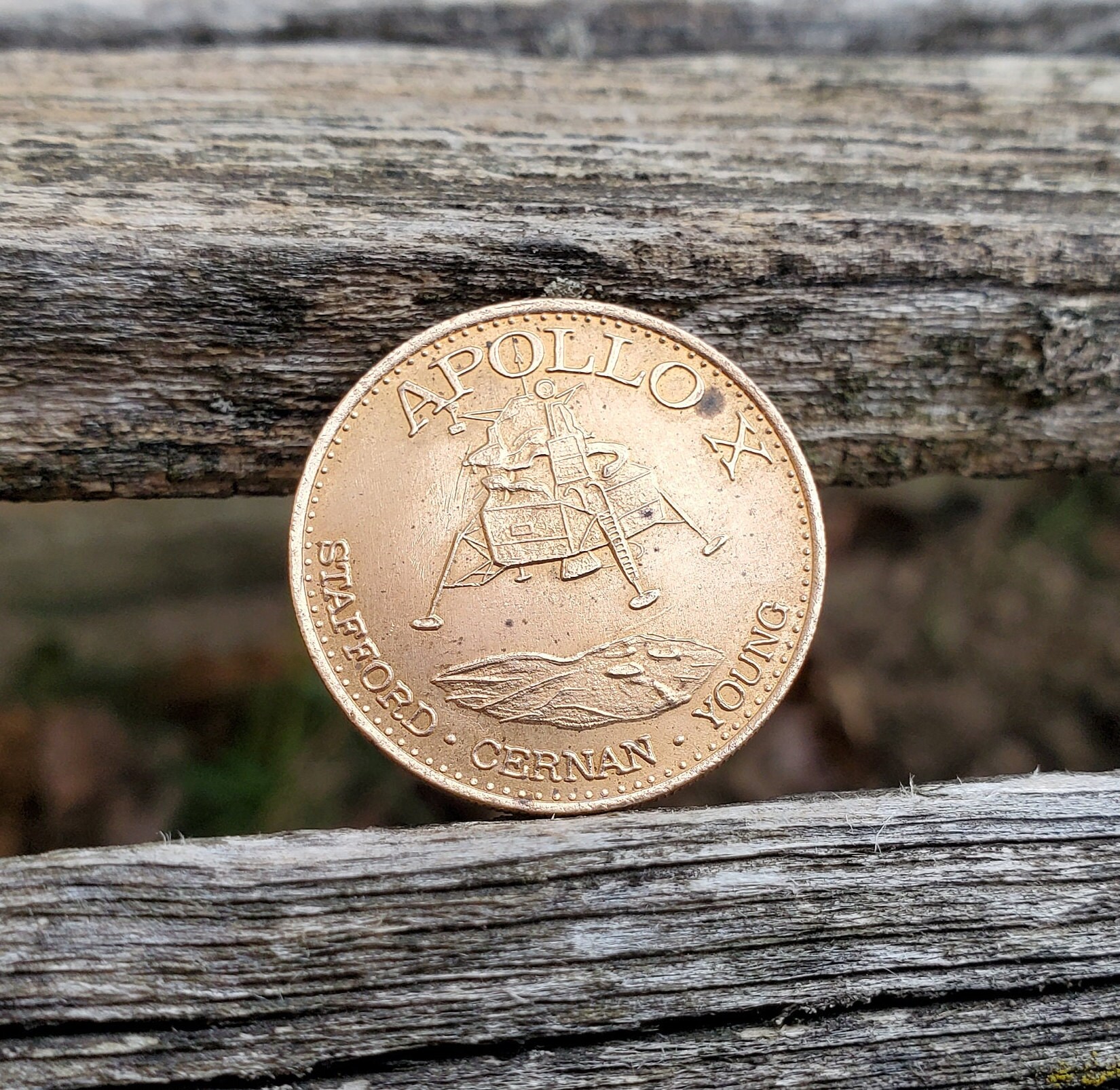 Vintage Apollo X Coin. Moon Test Coin. Collectable Americana. - Etsy