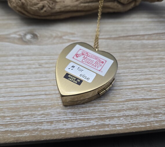 Vintage Clown Heart Music Box Locket. Photo Locket. F… - Gem