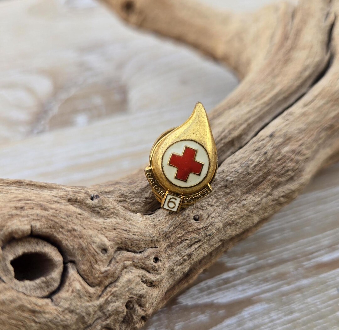 Vintage Blood Donor Pin. 6 Gallon. Unique Collectable. Americana - Etsy