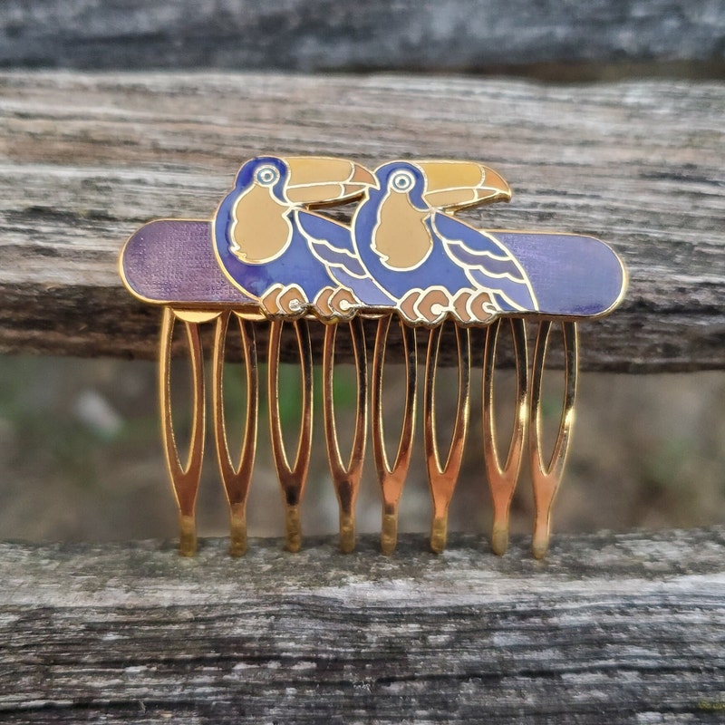 Bird Hair Comb - Etsy