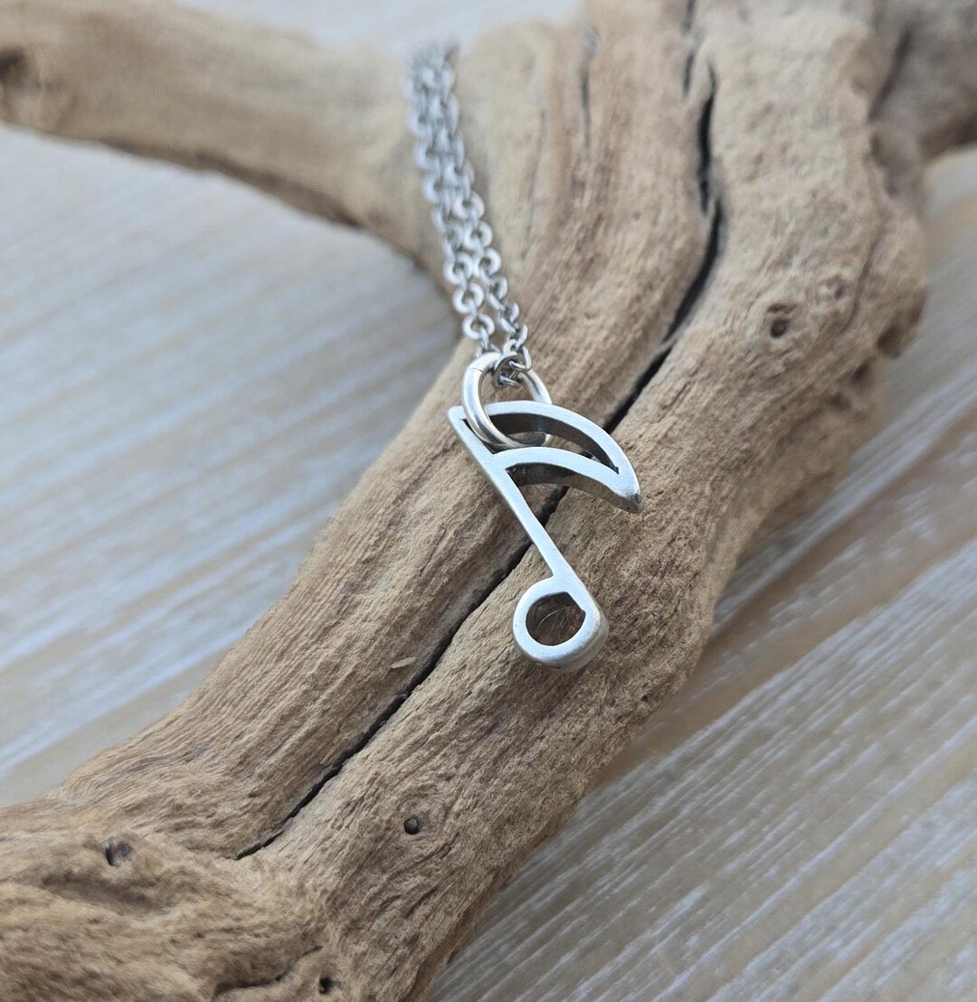 Vintage Music Note Necklace. Anniversary, Birthday Gift, Musician Gift ...